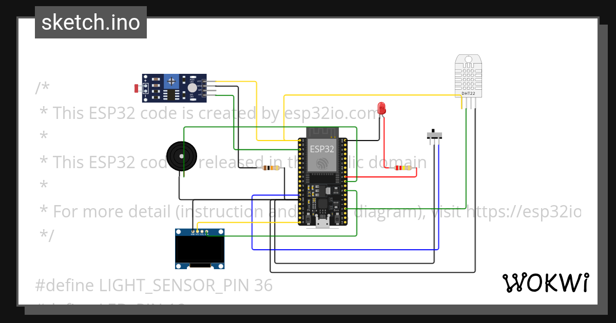 Lab 1 (20b2094) - Wokwi ESP32, STM32, Arduino Simulator