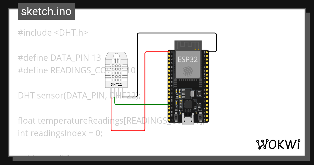 1.2 Real-time Data Processing Steps - Wokwi ESP32, STM32, Arduino Simulator