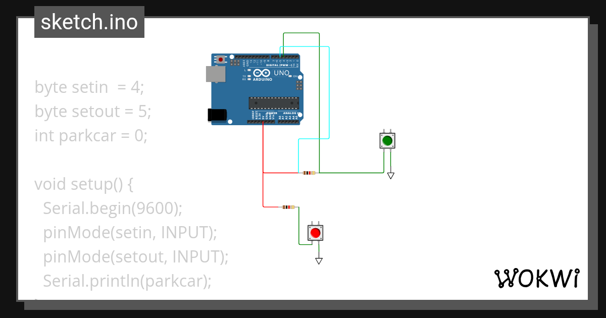 Lad 82 Park Car Wokwi Esp32 Stm32 Arduino Simulator 7202