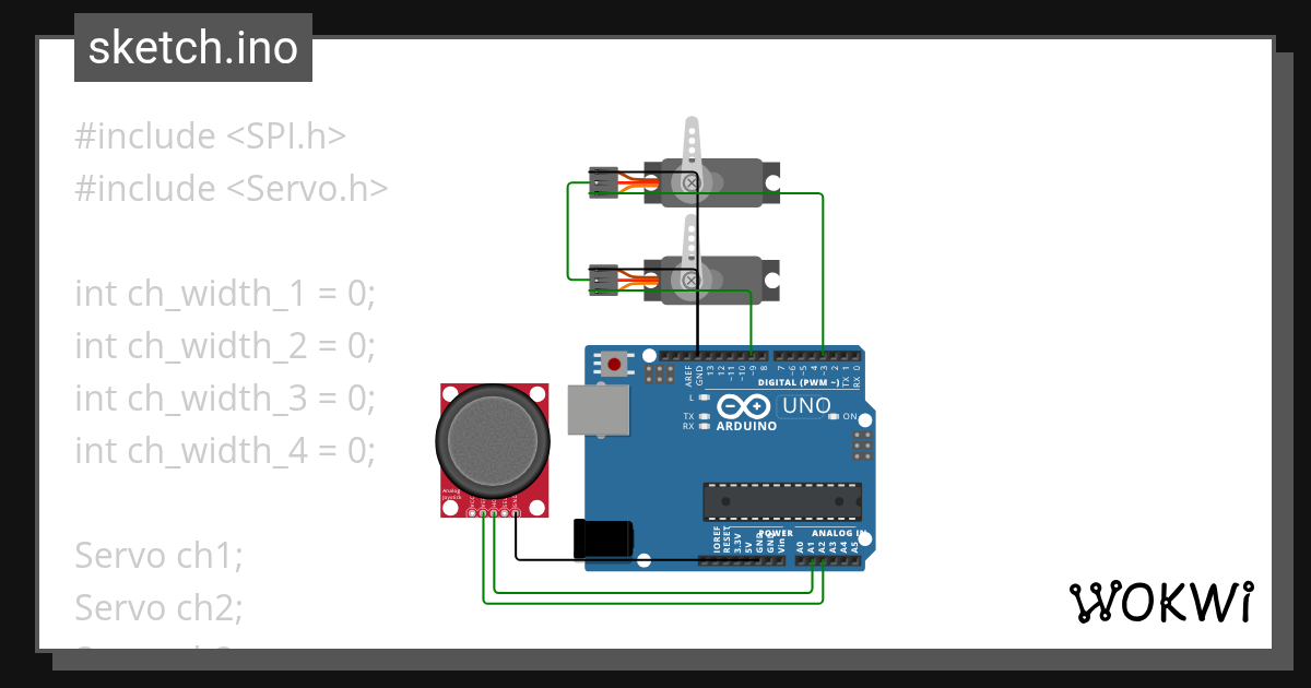 Servo H2O Copy - Wokwi ESP32, STM32, Arduino Simulator