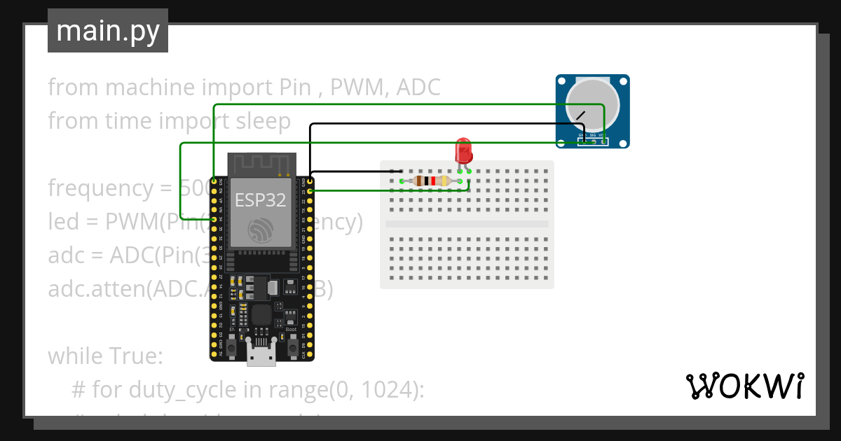 DutyCycle - Wokwi ESP32, STM32, Arduino Simulator