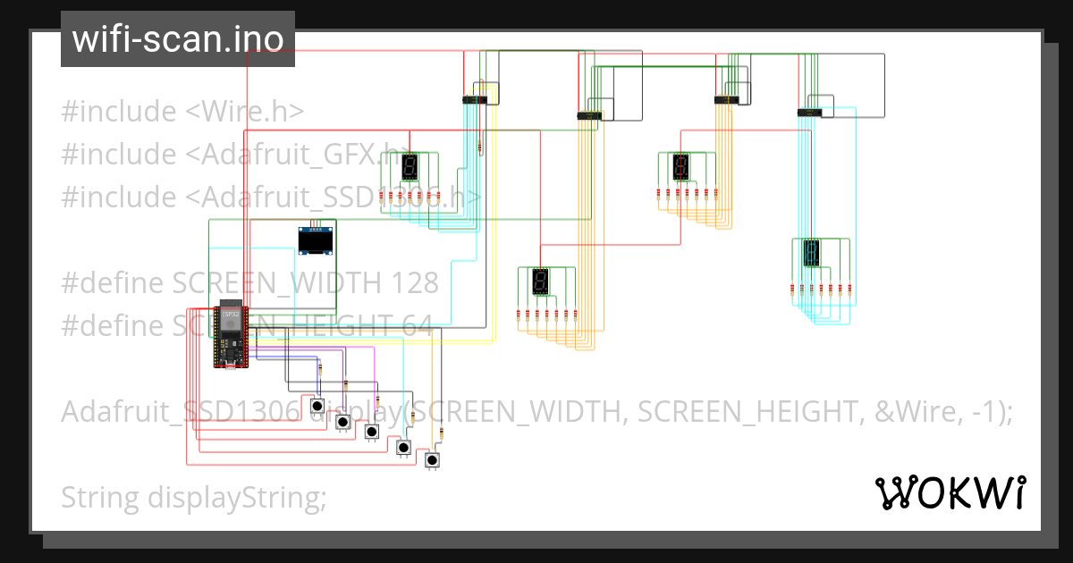 Score - 7 Segmen ตันติกร ทองอยู่ 029 Copy - Wokwi ESP32, STM32, Arduino Simulator