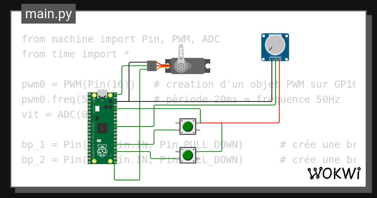 Servo2boutonsvitesse Wokwi Esp32 Stm32 Arduino Simulator