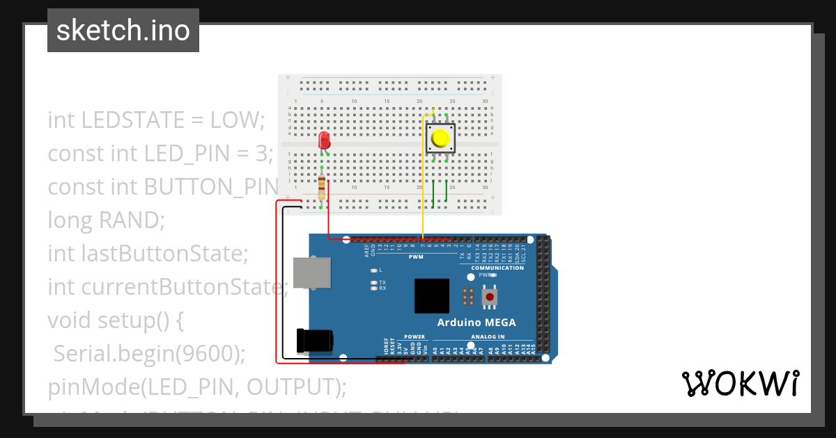 Random Button Led Test Wokwi Esp32 Stm32 Arduino Simulator 1826