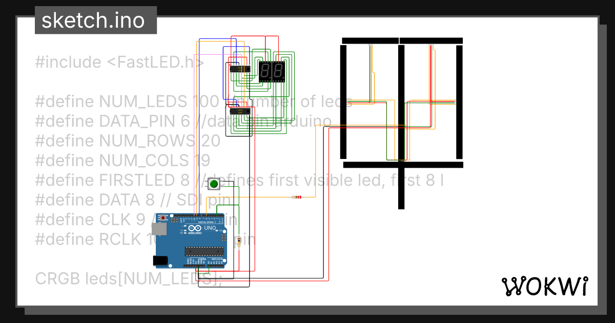 Lentyna_LED Plus - Wokwi ESP32, STM32, Arduino Simulator