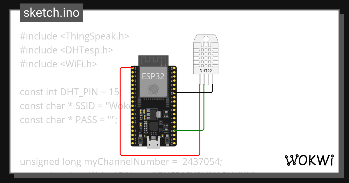 g11_thingSpeak-DHT22 - Wokwi ESP32, STM32, Arduino Simulator