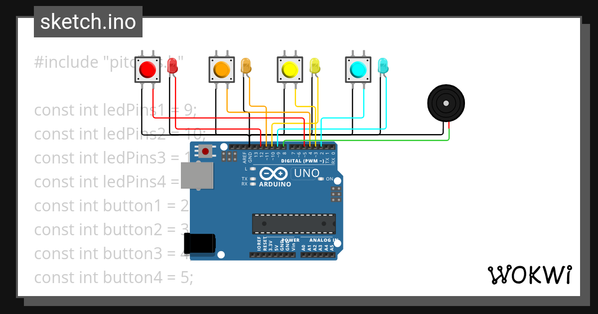 arduino projek combo - Wokwi ESP32, STM32, Arduino Simulator