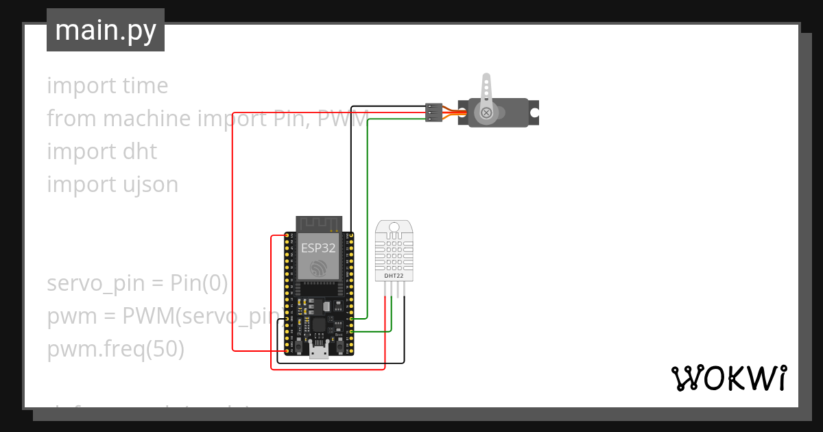自动通风仿真 Wokwi Esp32 Stm32 Arduino Simulator 8418