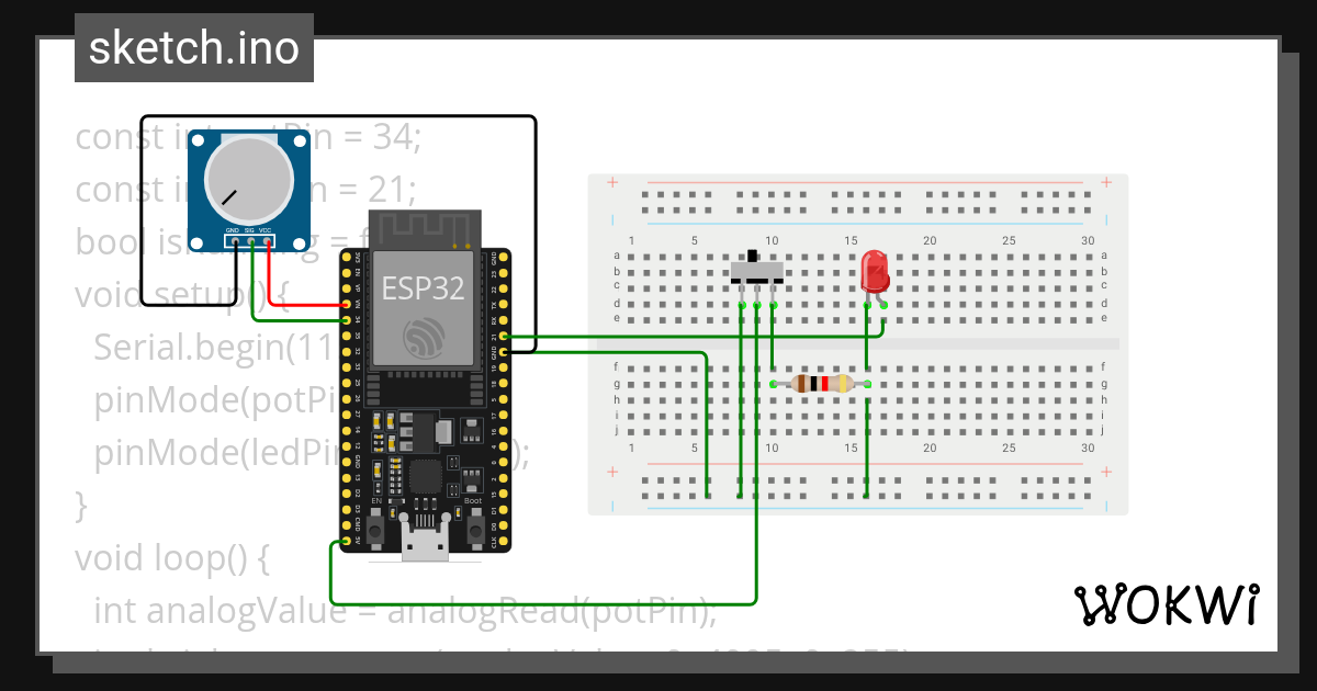 Assignment 5 22125060 - Wokwi ESP32, STM32, Arduino Simulator