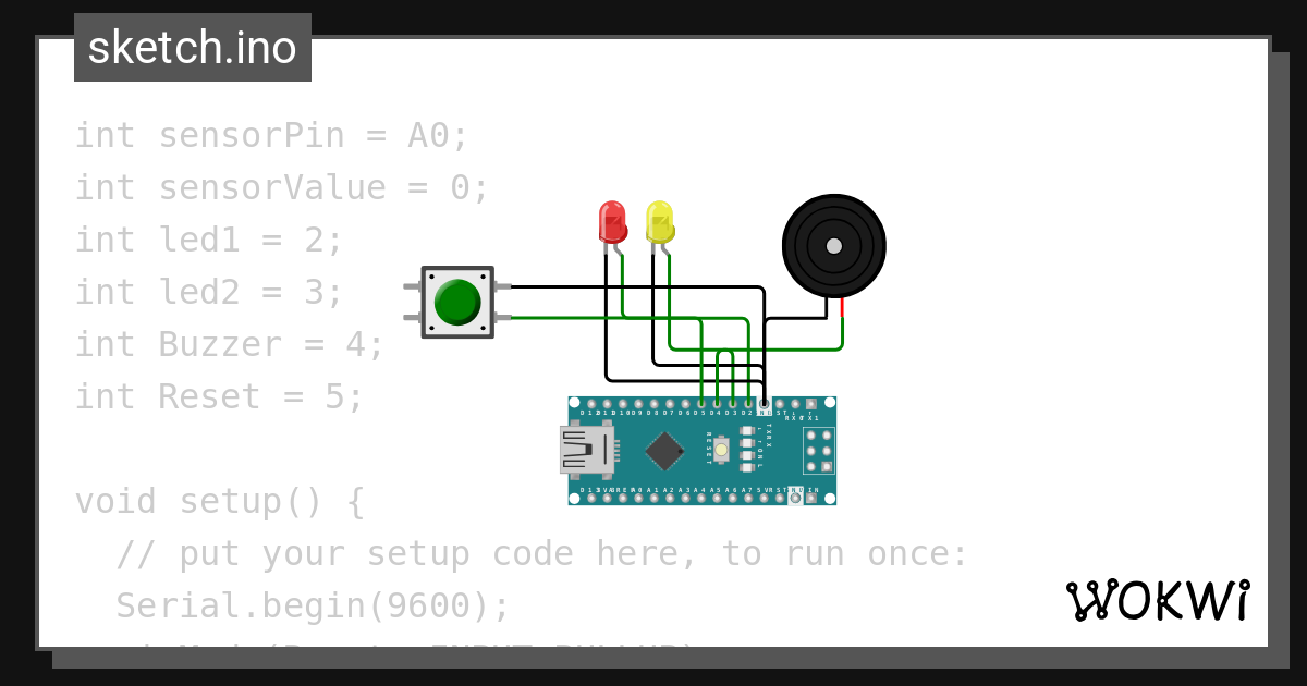 Water Warning Wokwi Esp32 Stm32 Arduino Simulator