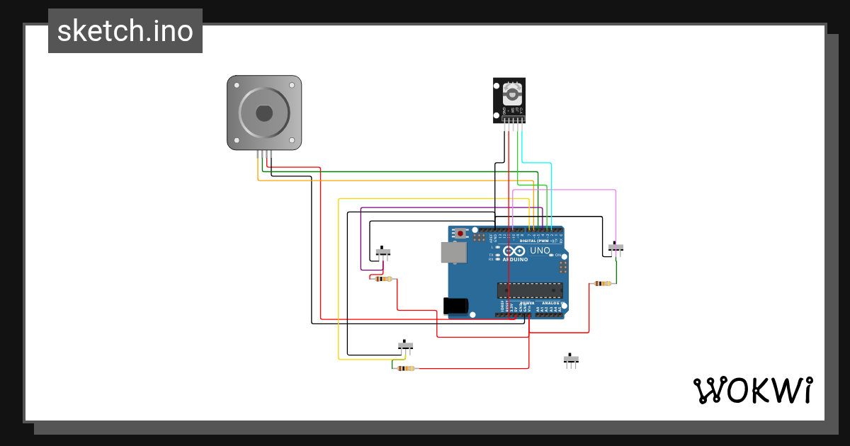Conexiones Pendulo Wokwi Esp32 Stm32 Arduino Simulator 
