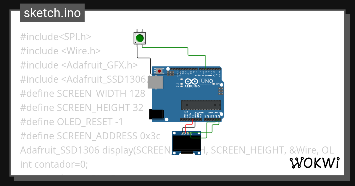 Contador Boton Wokwi Esp32 Stm32 Arduino Simulator 