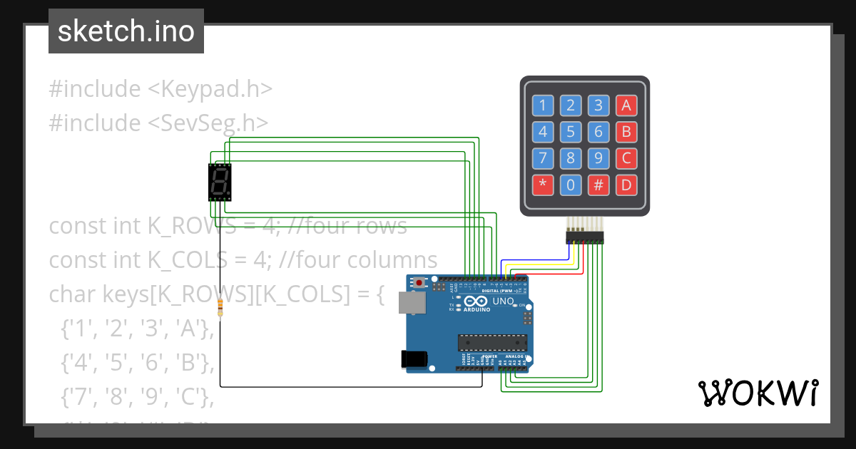 Ass-2 sevsegdisplay - Wokwi ESP32, STM32, Arduino Simulator