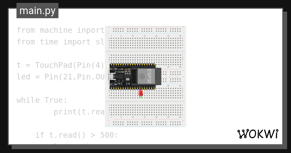 Touchpad Led Esp32 Copy Wokwi Esp32 Stm32 Arduino Simulator