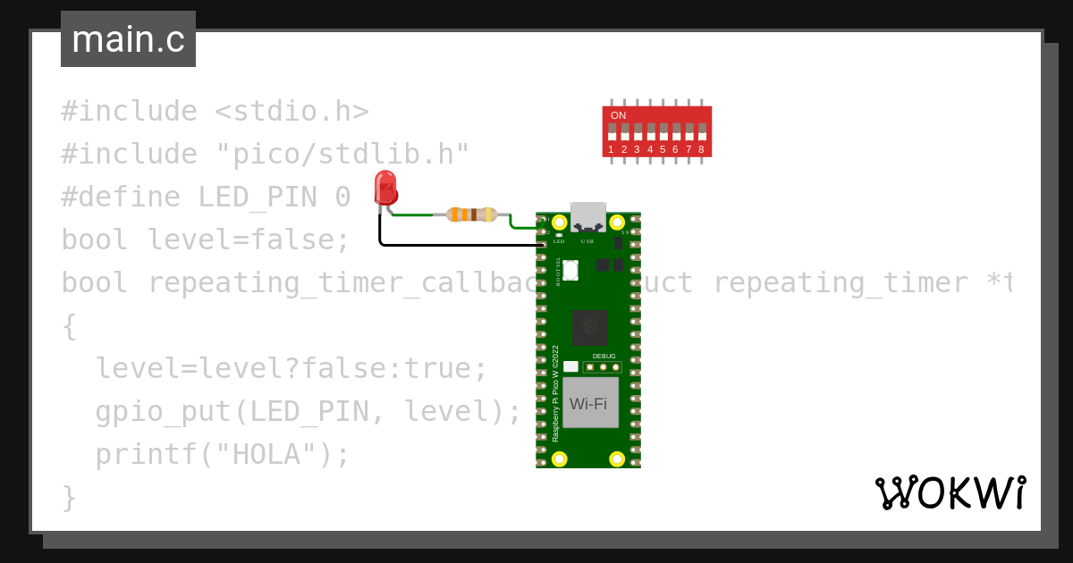 Temporizador Wokwi Esp32 Stm32 Arduino Simulator