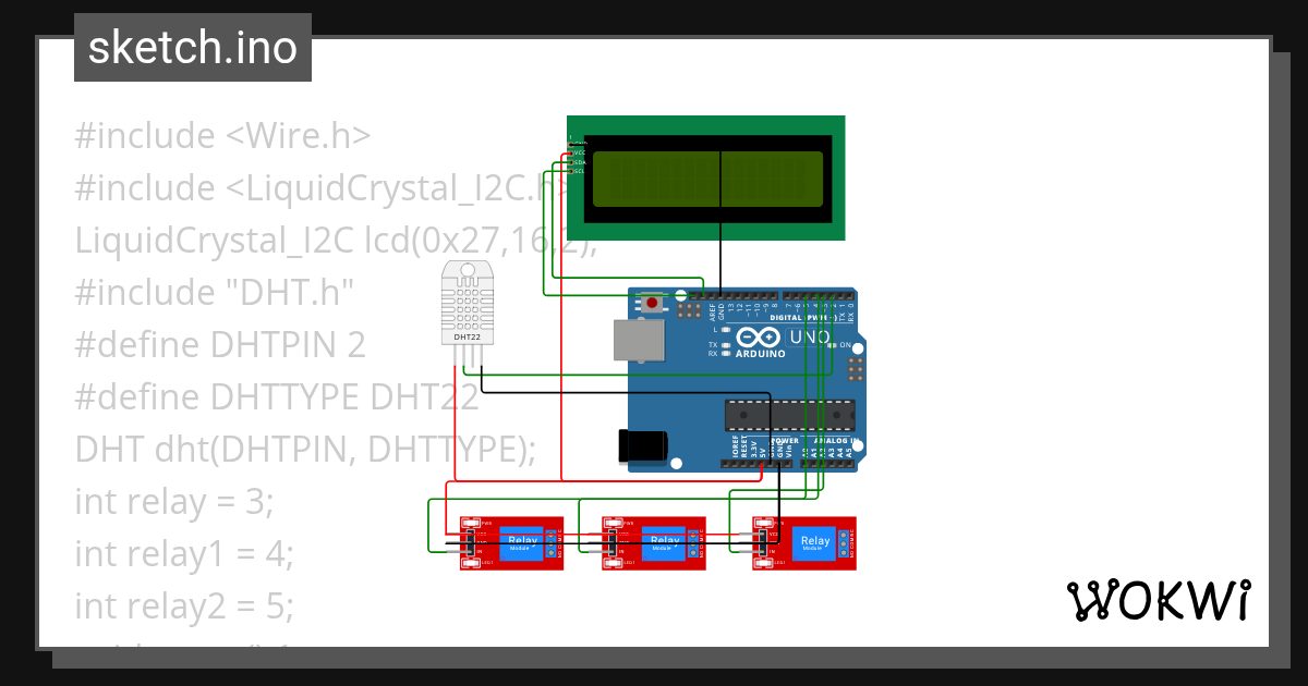 RELAY - Wokwi ESP32, STM32, Arduino Simulator