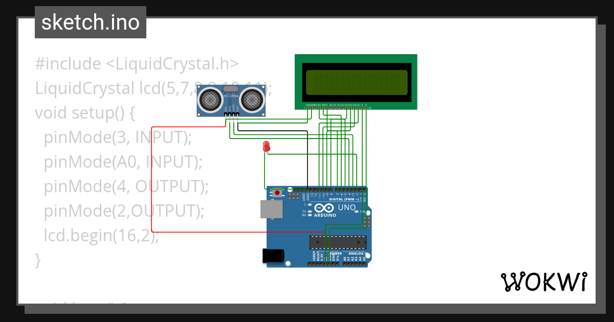 ultra senser Copy - Wokwi ESP32, STM32, Arduino Simulator