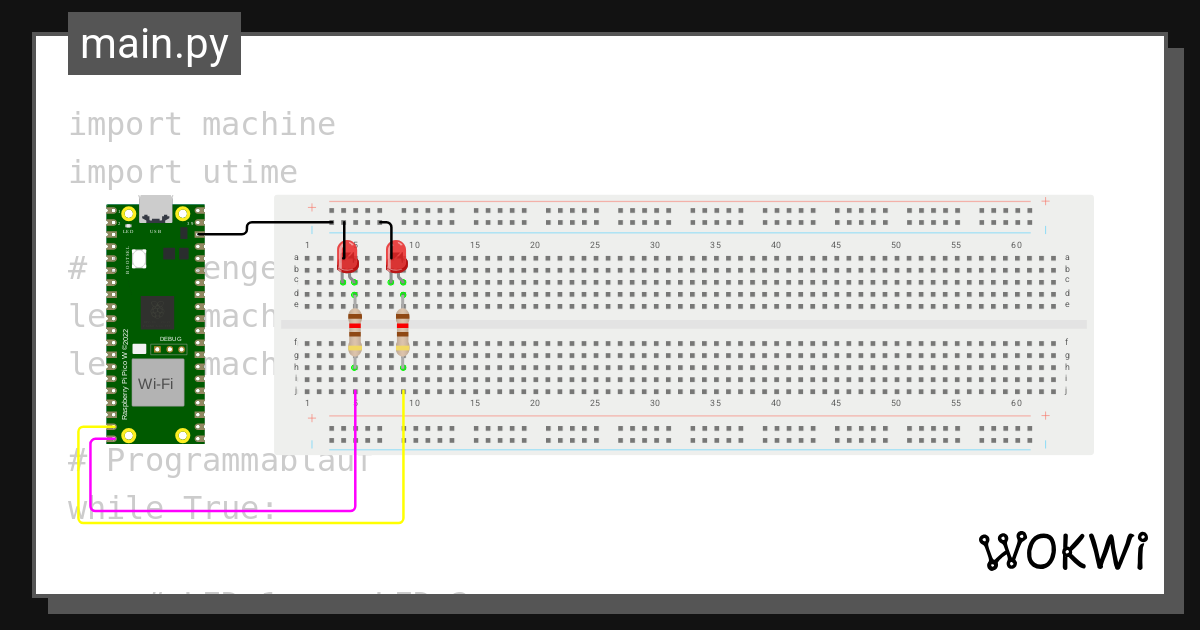 Wechselblinker Wokwi Esp32 Stm32 Arduino Simulator