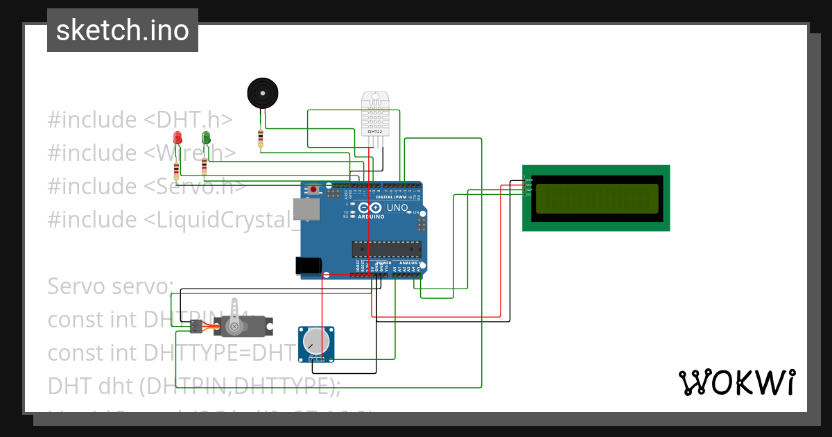 Đo Nhiệt độĐộ Ẩm Và Gas Wokwi Esp32 Stm32 Arduino Simulator