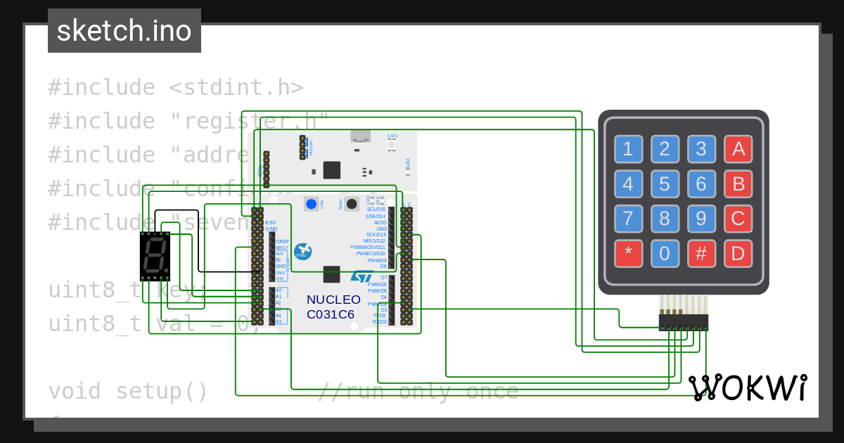 Stm32sevensegmentkeypad Wokwi Esp32 Stm32 Arduino Simulator
