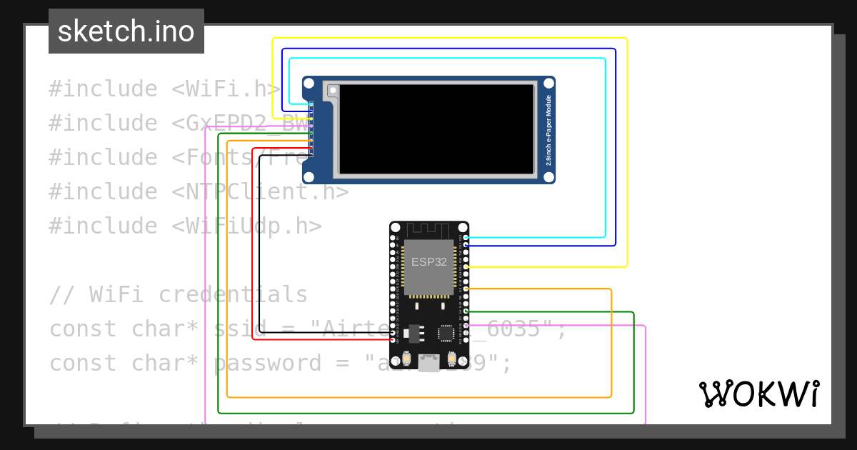 Epaper 213 Text Writing By Atpdnc11 Copy 2 Wokwi Esp32 Stm32 Arduino Simulator