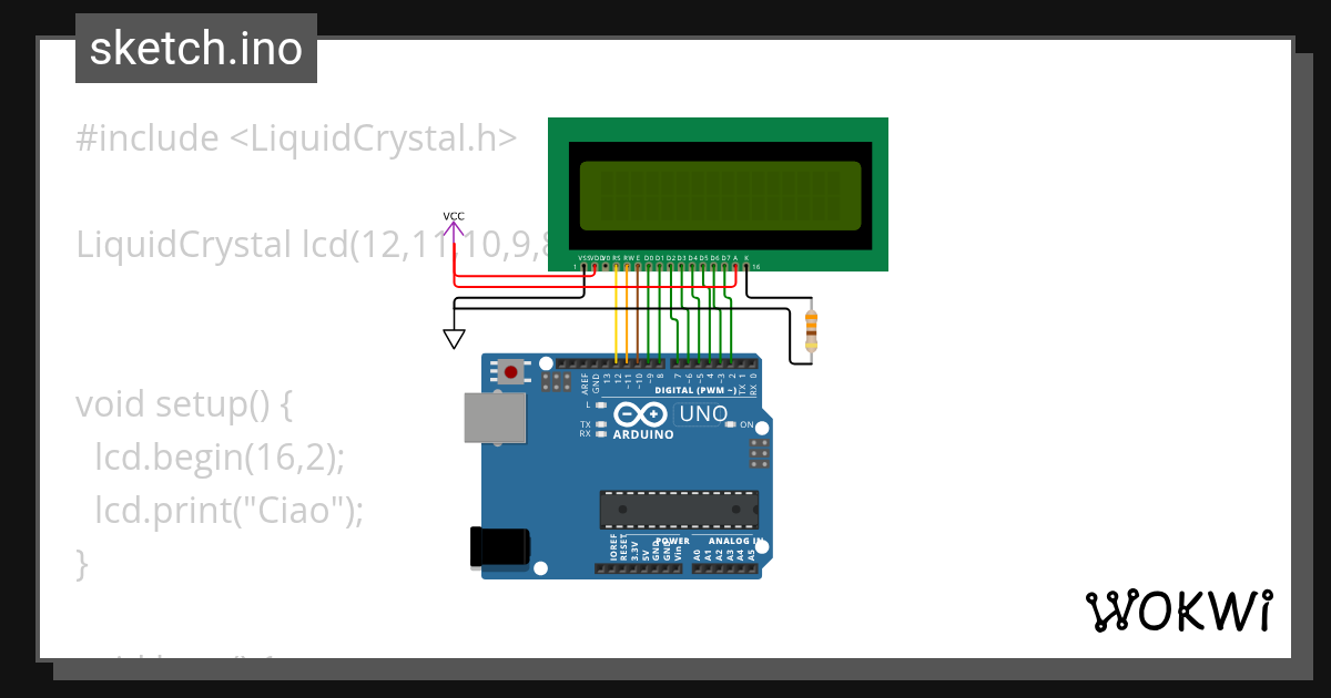 lcd1 - Wokwi ESP32, STM32, Arduino Simulator