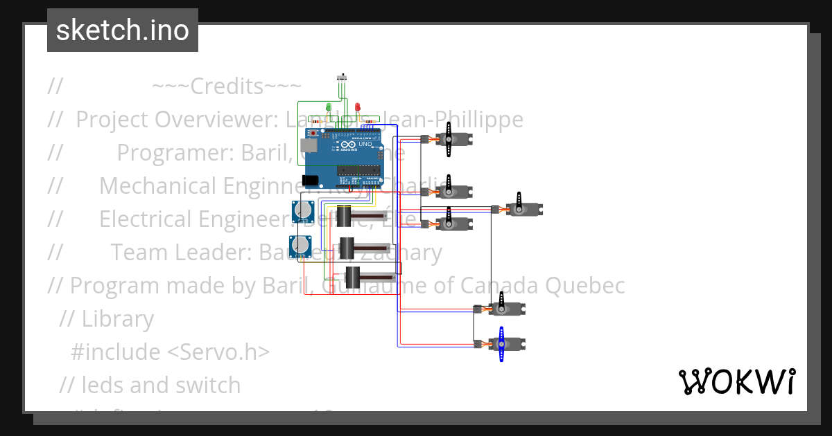 Projet robot serurgien - Wokwi ESP32, STM32, Arduino Simulator
