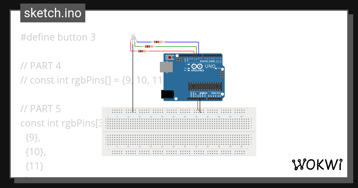 lab2(2) part 4+5 - Wokwi ESP32, STM32, Arduino Simulator