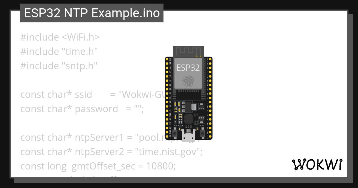 ESP32_Simple_Time.ino - Wokwi ESP32, STM32, Arduino Simulator