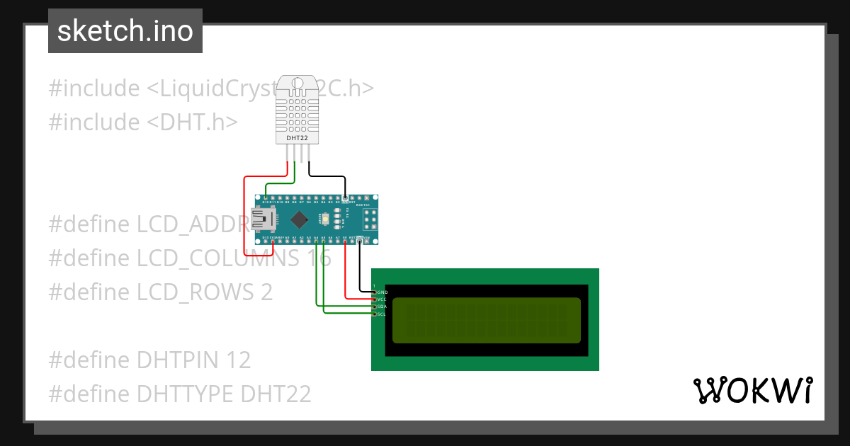 Temperature sensor tehtävä - Wokwi ESP32, STM32, Arduino Simulator