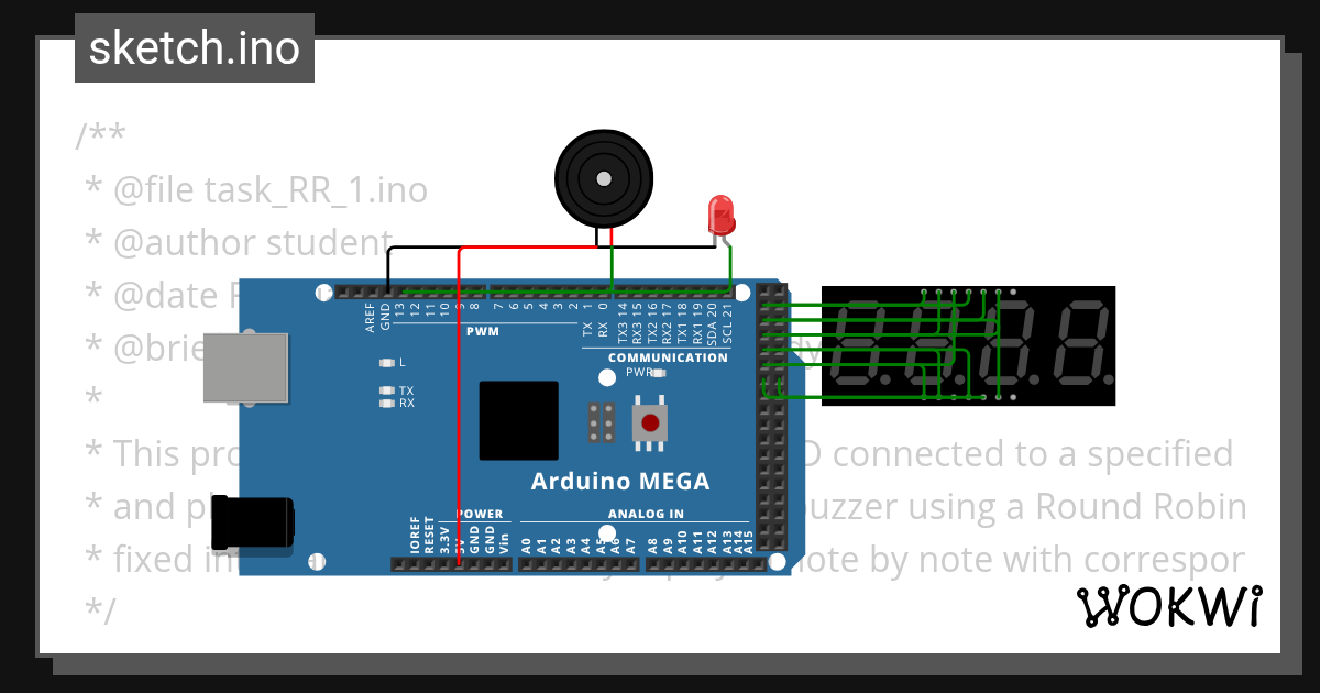 lab3 - Wokwi ESP32, STM32, Arduino Simulator