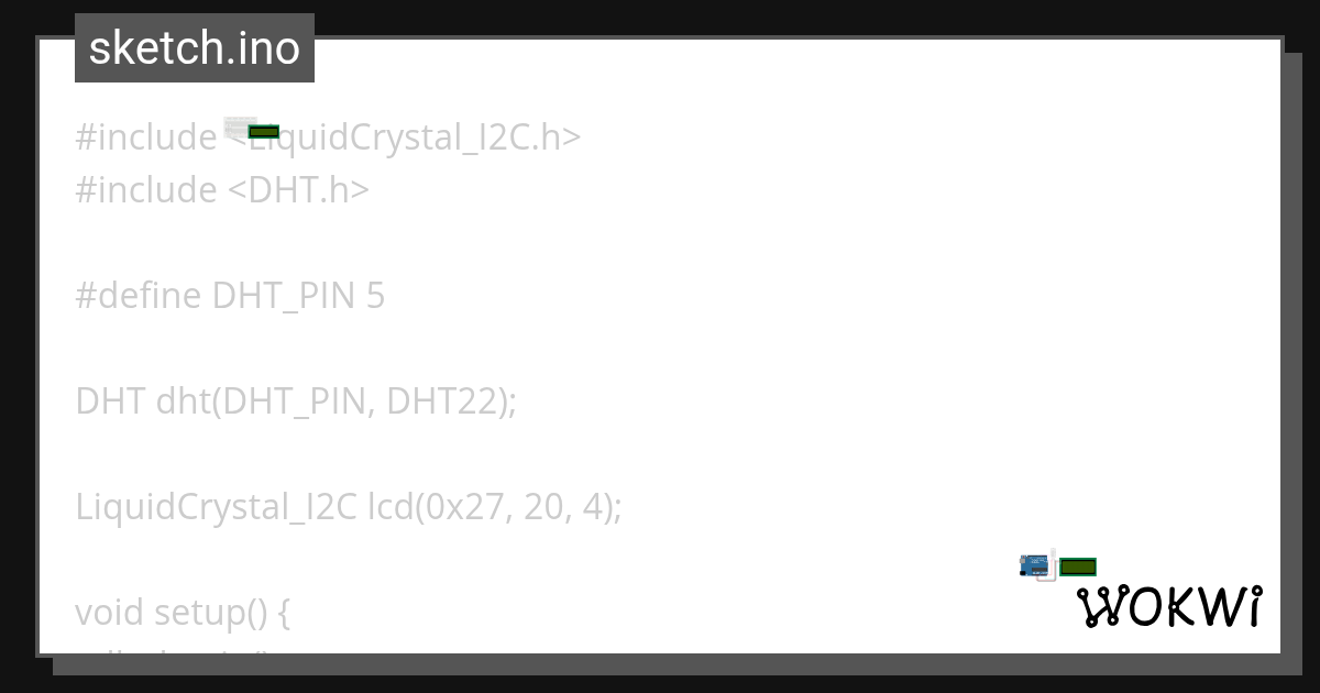 Sensor Suhu And Kelembapan Bu Ac Wokwi Esp32 Stm32 Arduino Simulator 