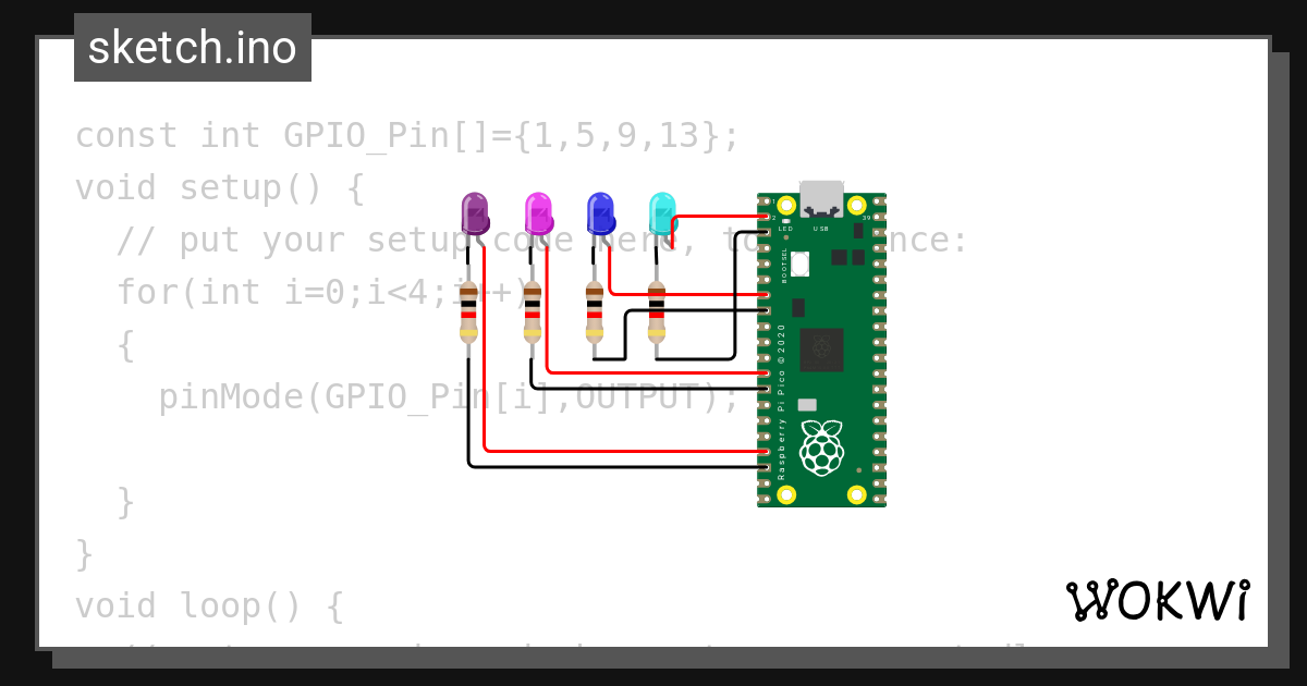 Runningled4externalalternate Direction Wokwi Esp32 Stm32 Arduino Simulator