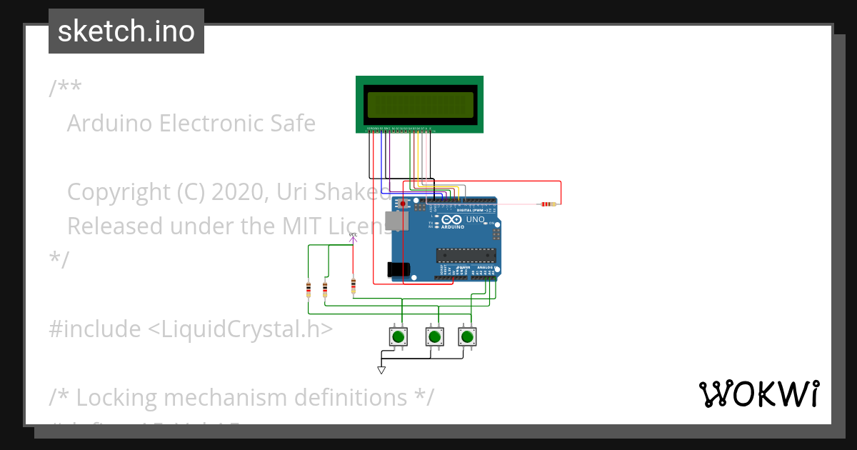 Menu System v0.1 - Wokwi ESP32, STM32, Arduino Simulator