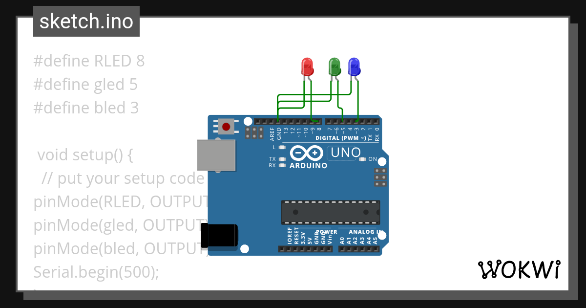 Experiment No 3 - Wokwi ESP32, STM32, Arduino Simulator