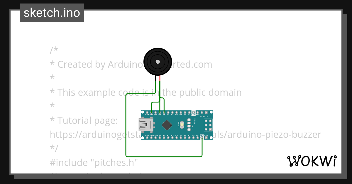 Buzzerpruebas Wokwi Esp32 Stm32 Arduino Simulator 9114