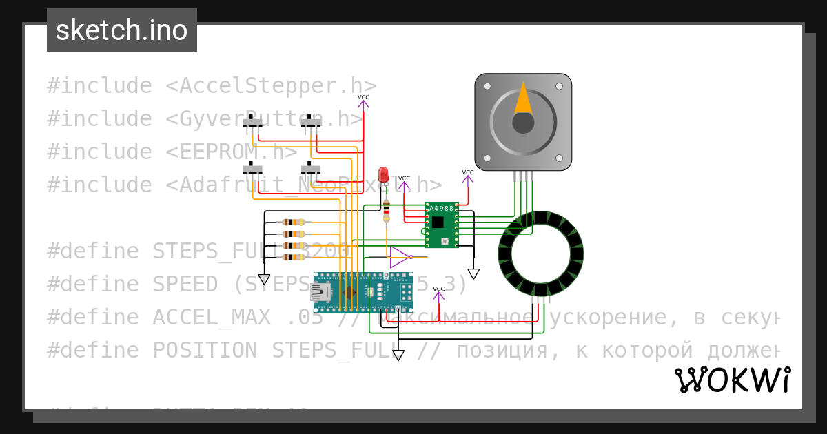 Stepper Test 0 Wokwi Esp32 Stm32 Arduino Simulator 5298