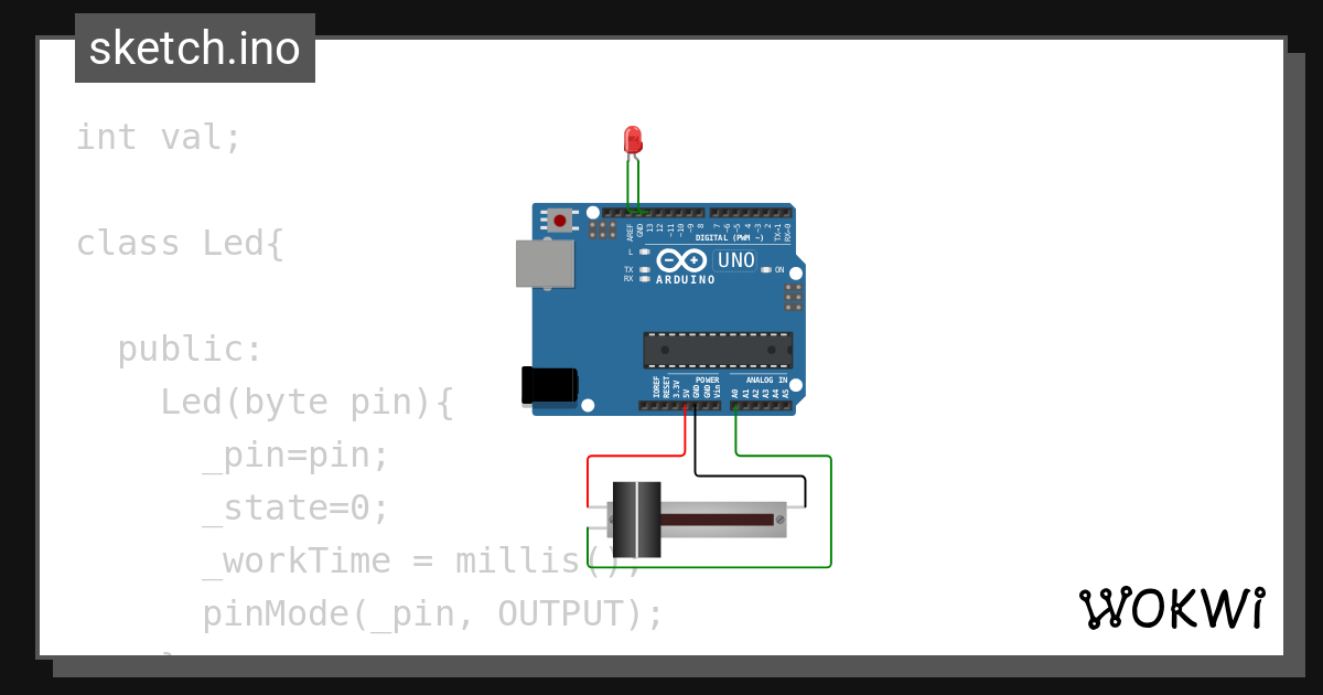 Potentled Wokwi Esp32 Stm32 Arduino Simulator