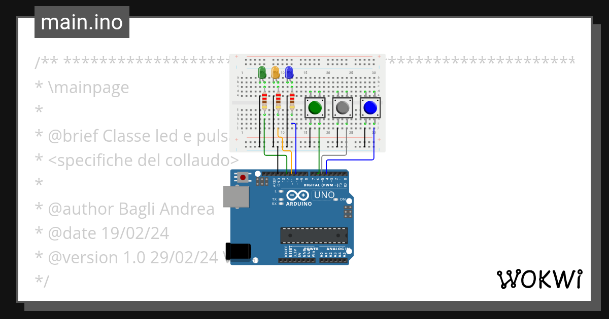 PROGETTO_LED Copy - Wokwi ESP32, STM32, Arduino Simulator PROGETTO_LED Copy - Wokwi ESP32, STM32, Arduino Simulator