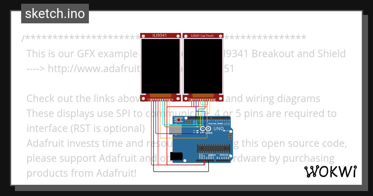prueba 2tft - Wokwi ESP32, STM32, Arduino Simulator