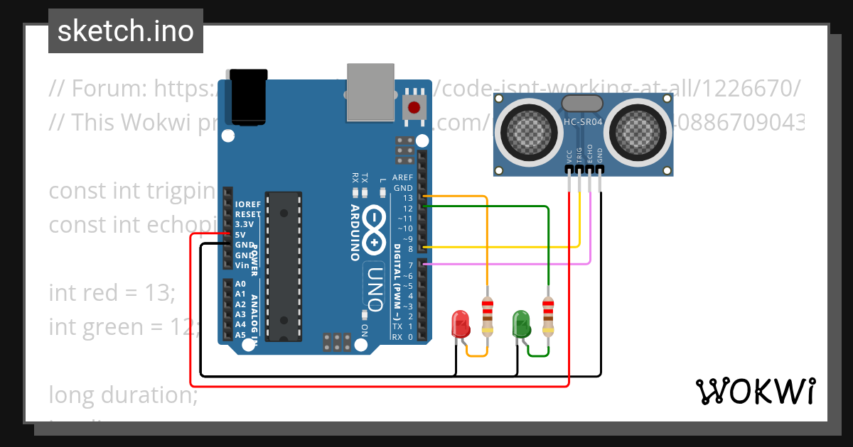 Code isnt working at all - Wokwi ESP32, STM32, Arduino Simulator