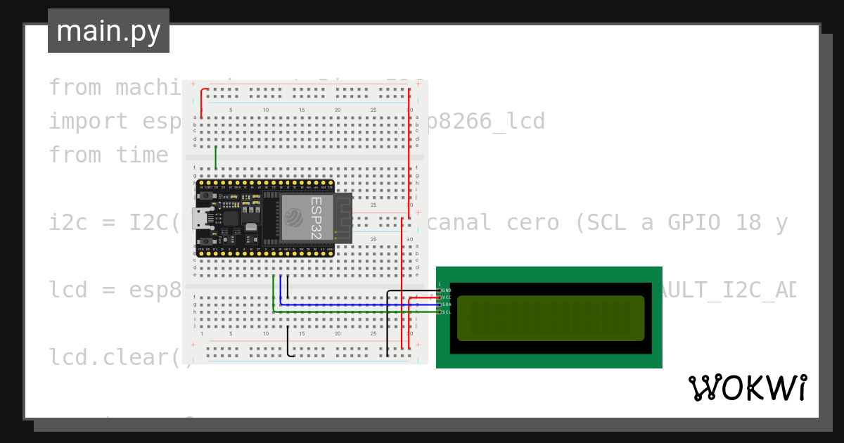 Lcd2x16example Copy Wokwi Esp32 Stm32 Arduino Simulator