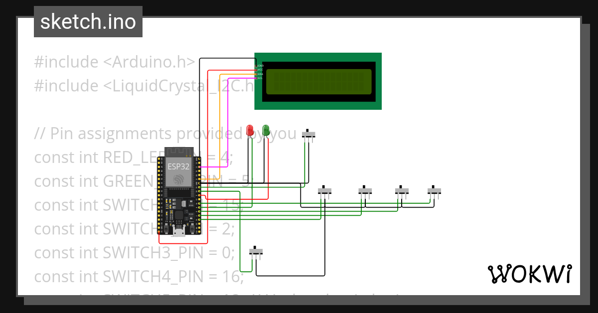 TEMP _21FEB24 Switch 6 - Wokwi ESP32, STM32, Arduino Simulator