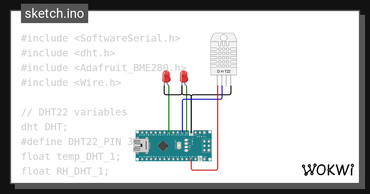 Weather Station Field Unitrenkeer Anemometer Wokwi Esp32 Stm32 Arduino Simulator 2287