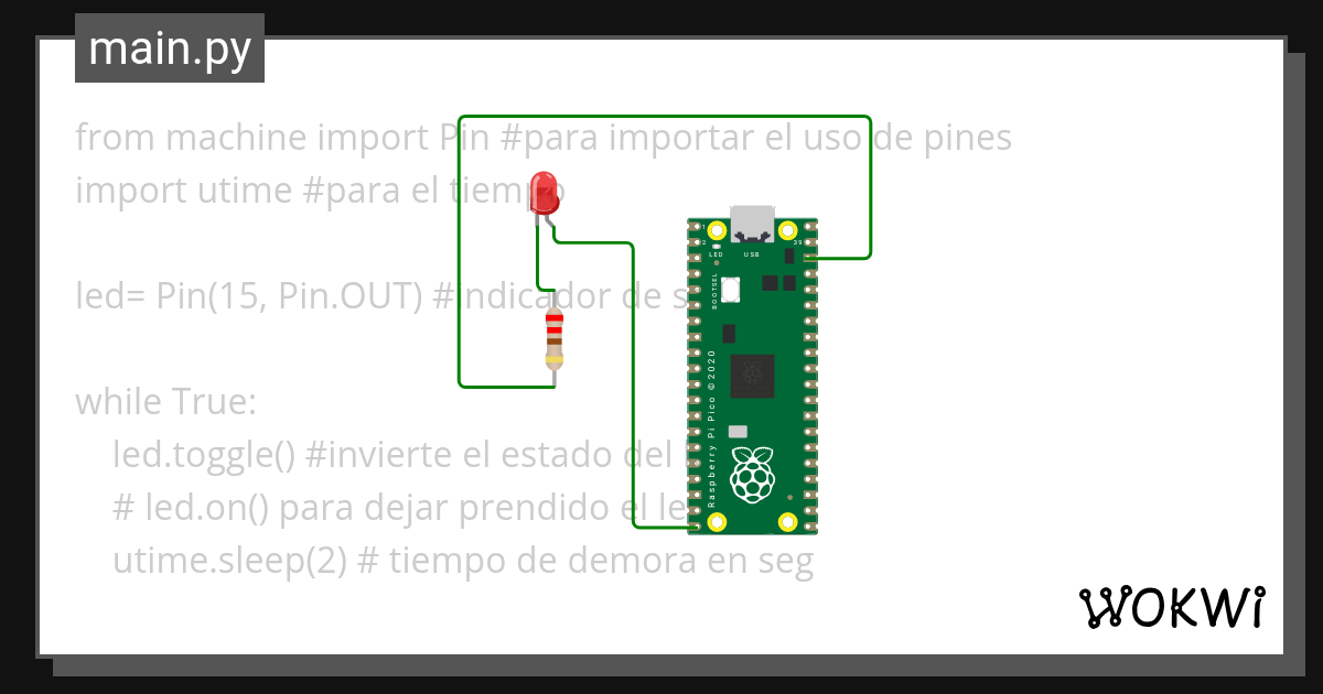 Encender Led 1 Wokwi Esp32 Stm32 Arduino Simulator 