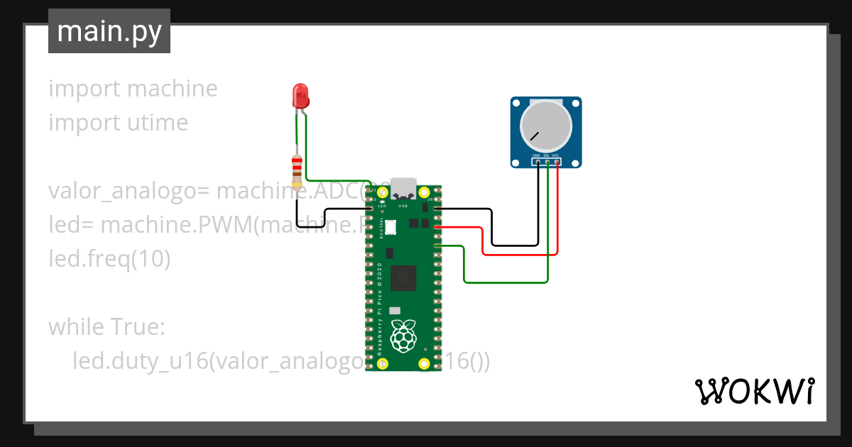 Combinar Pwm Con Led Wokwi Esp32 Stm32 Arduino Simulator 4527