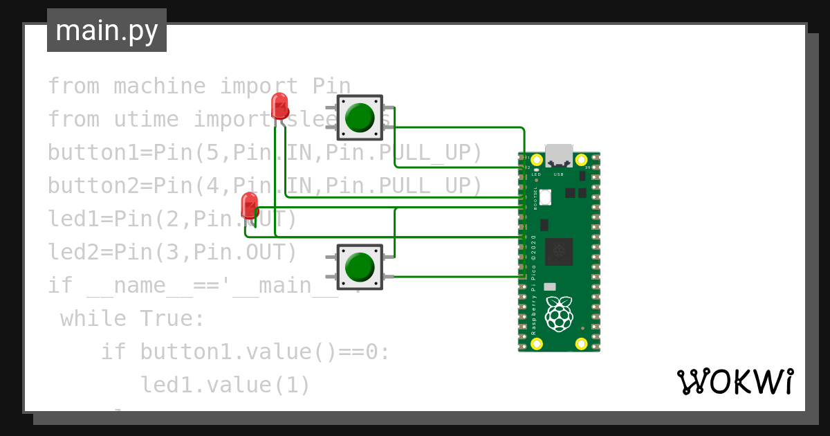 Led3 Wokwi Esp32 Stm32 Arduino Simulator 