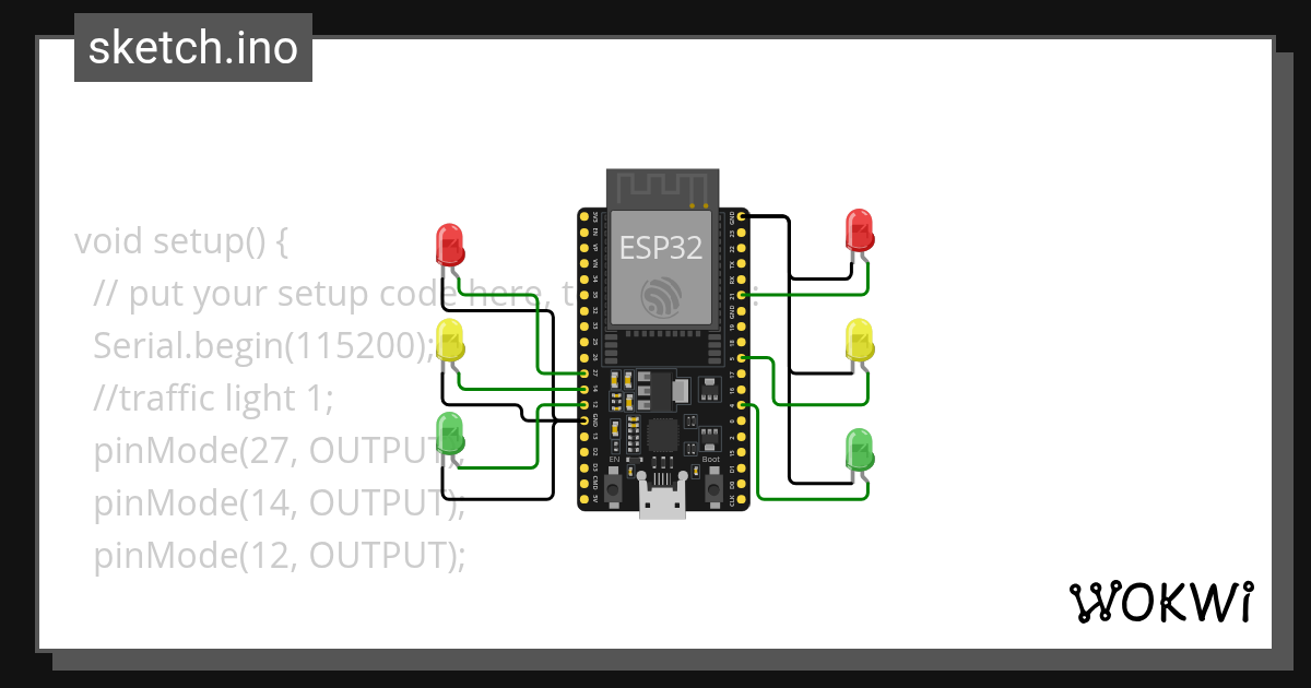 TASK 2 - Wokwi ESP32, STM32, Arduino Simulator