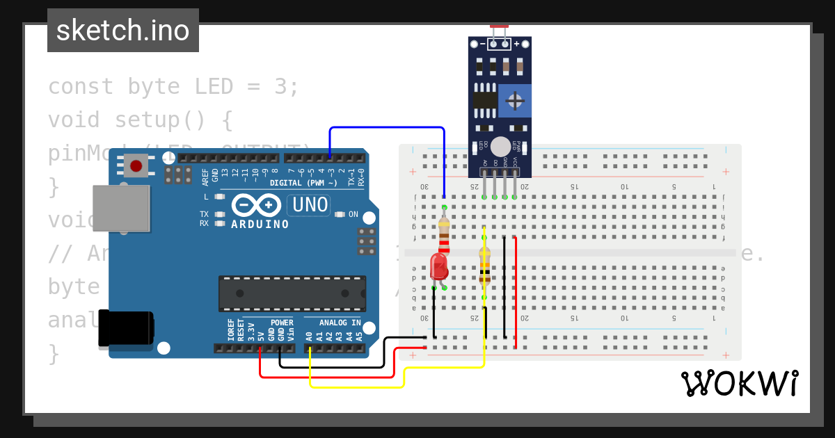 ışık Sensörü Wokwi Esp32 Stm32 Arduino Simulator 4679