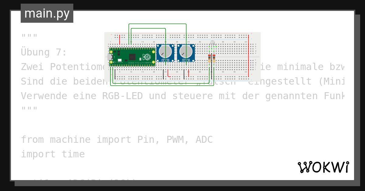Ue7 Lösung Wokwi Esp32 Stm32 Arduino Simulator
